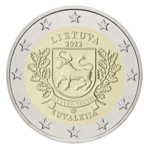 2022 Lietuva Suvalkija 2 eiro monēta - FLORINUS