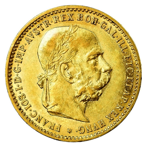 10 corona Austro-Hungarian Empire Franz Joseph I (Laurel 1896-1906 ...
