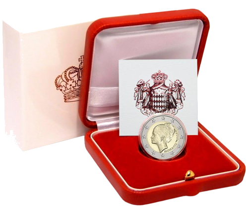 2007 Monaco Grace Kelly 2 euro coin! - Florinus.lv