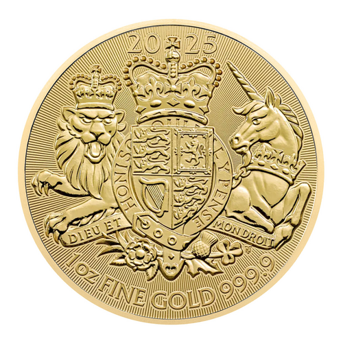 1 oz Royal Arms 2025 United Kingdom Gold Coin - FLORINUS