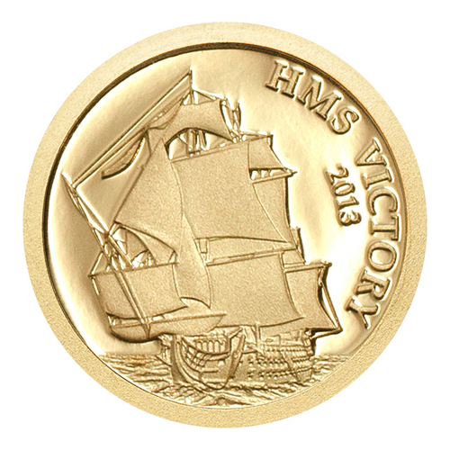 2013 Cook Islands HMS Victory 1 dollar gold coin - FLORINUS