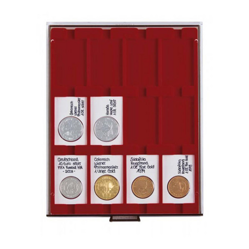 Бокс Lindner для монет в капулах - FLORINUS