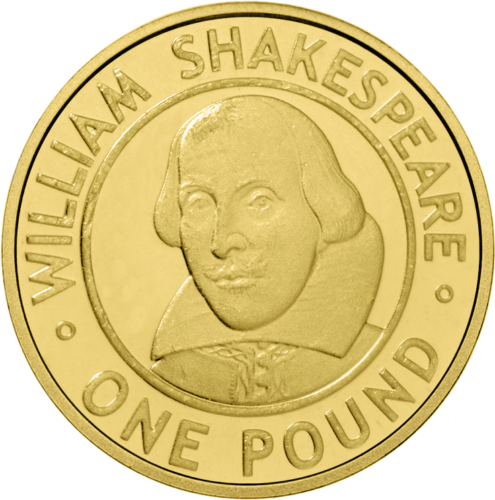 2006 Alderney William Shakespeare £1 Gold Coin - FLORINUS