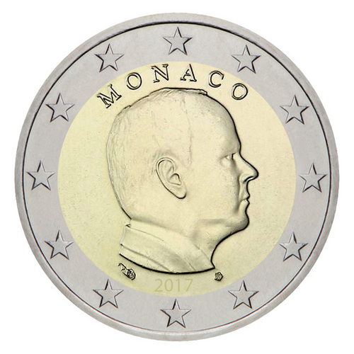 2017 Monaco National 2 euro coin - FLORINUS
