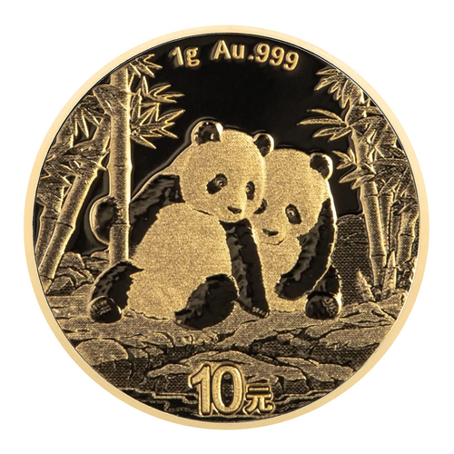 1 г Панда 2026 Китай 10 юаней золотая монета - FLORINUS