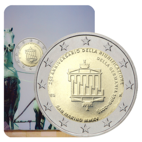 2015 San Marino German Reunification 2 euro coin - Florinus.lv
