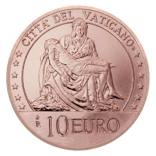 2020 Vatican Michelangelo Pieta 10 euro coin - FLORINUS