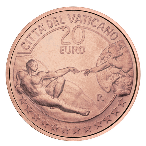 2023 Vatican Creation of Man 20 Euro Coin - FLORINUS