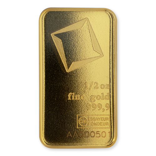 1/2 oz Investment Gold Bar Valcambi - FLORINUS