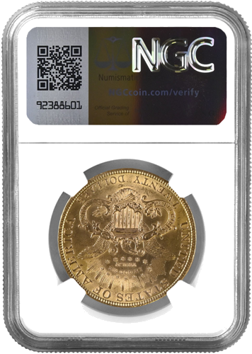 20 dollars Liberty Head/Double Eagle US gold coin AU DETAILS 1895 (NGC certified)! - Florinus.lv